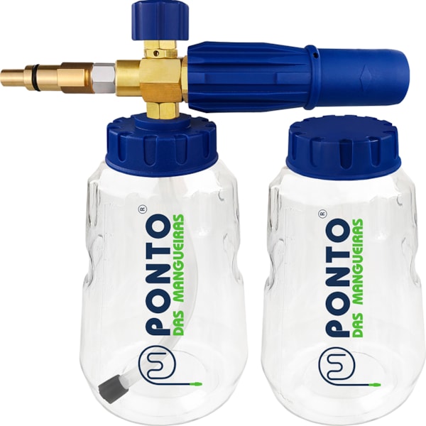 Snow Foam Latão Azul Lavadora Bigyao HPI 1100-1 com 2 Garrafas